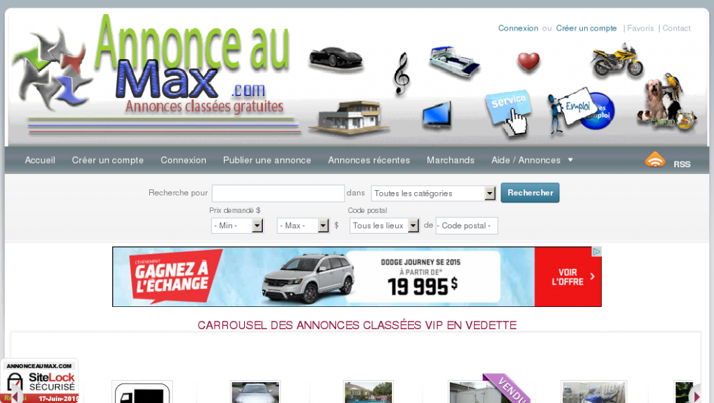 Les Petites Annonces Classées Gratuites AnnonceauMax.com